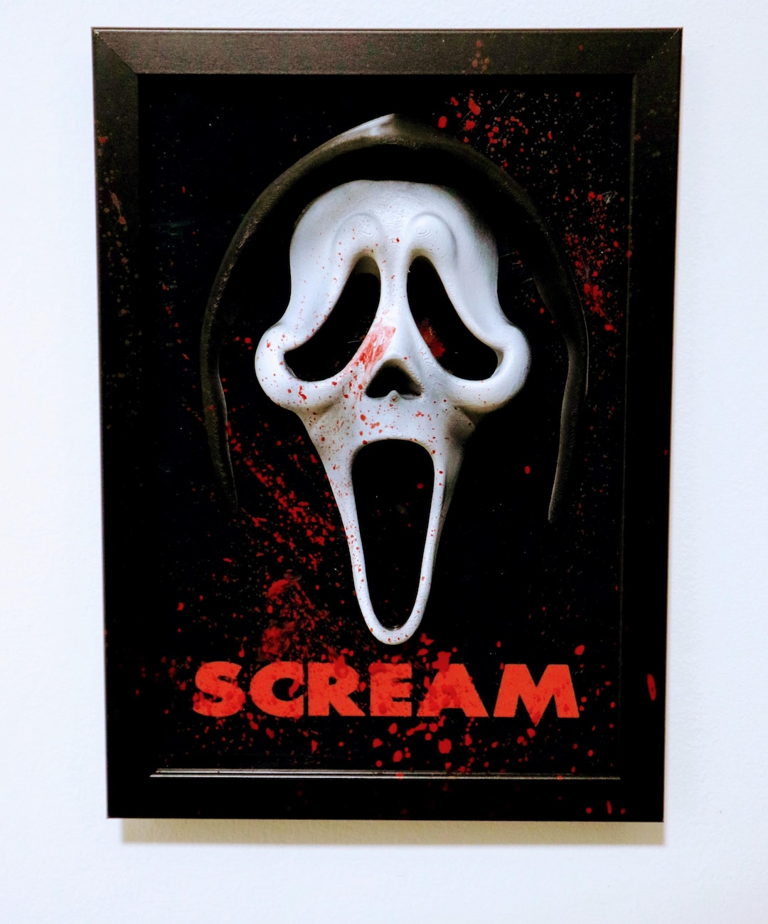 Scream – Ghostface | Hand-painted 3D Horror Frame | Slasher ’90s Fan ...