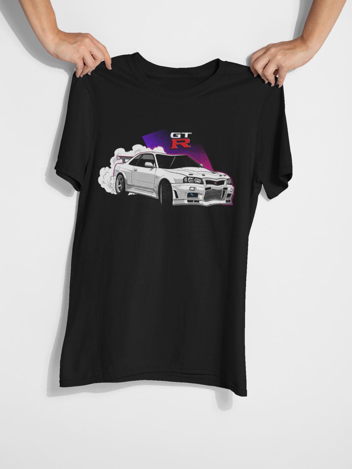 Skyline R34 GT-R T-shirt: JDM Drift Car Graphic Tee - Etsy