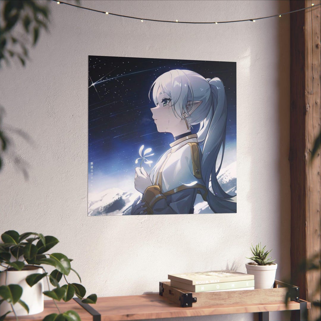 Frieren Anime Poster, Sousou No Frieren Wall Art Print, Frieren: Beyond ...