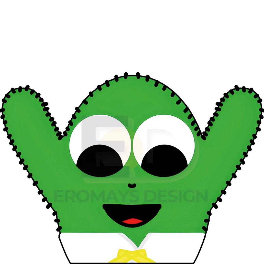 Cute Cactus Cartoon PNG – Fun Digital Illustration for Prints ...