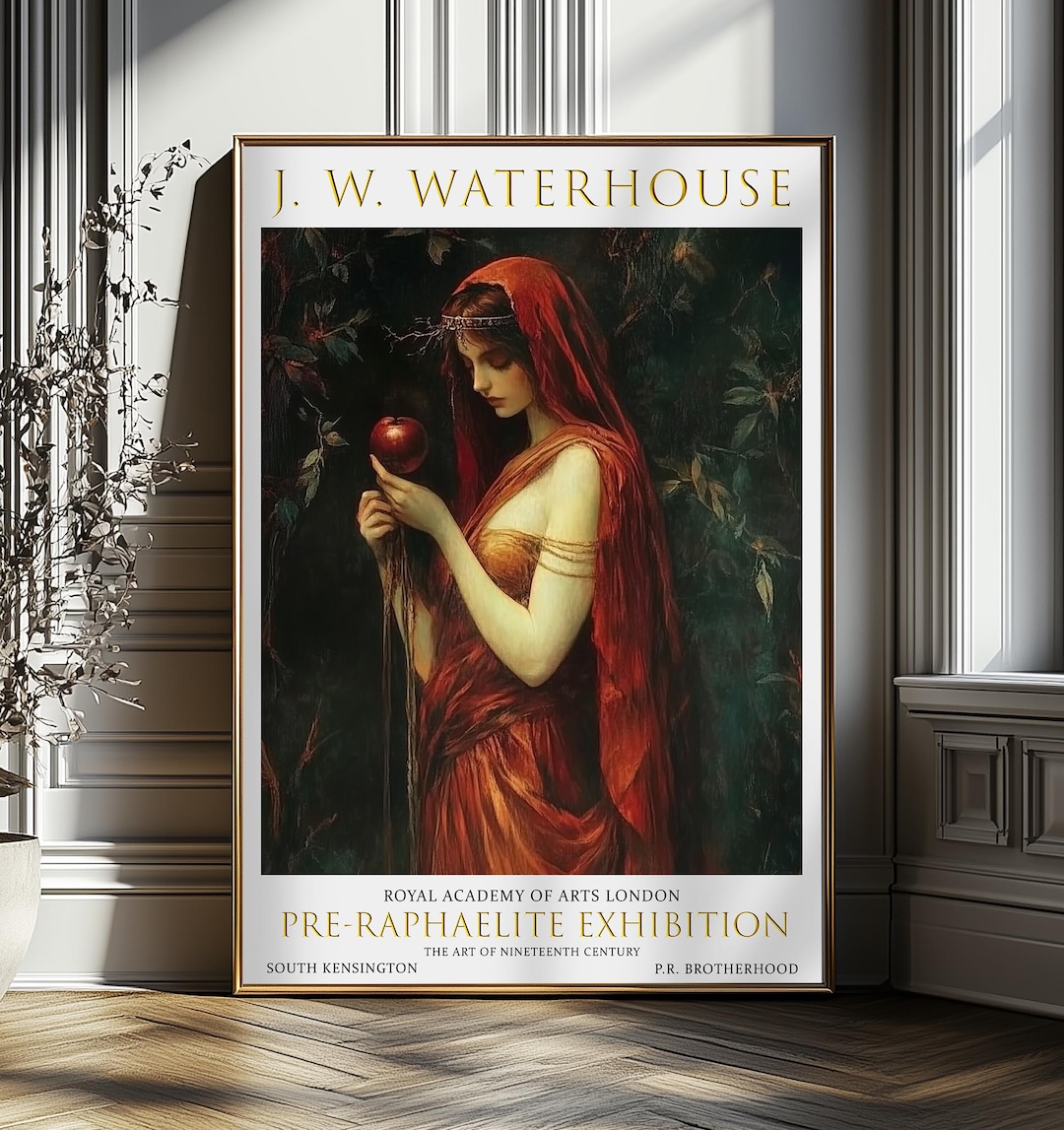 John William Waterhouse Print - Persephone' Art Print - Pre-raphaelite ...