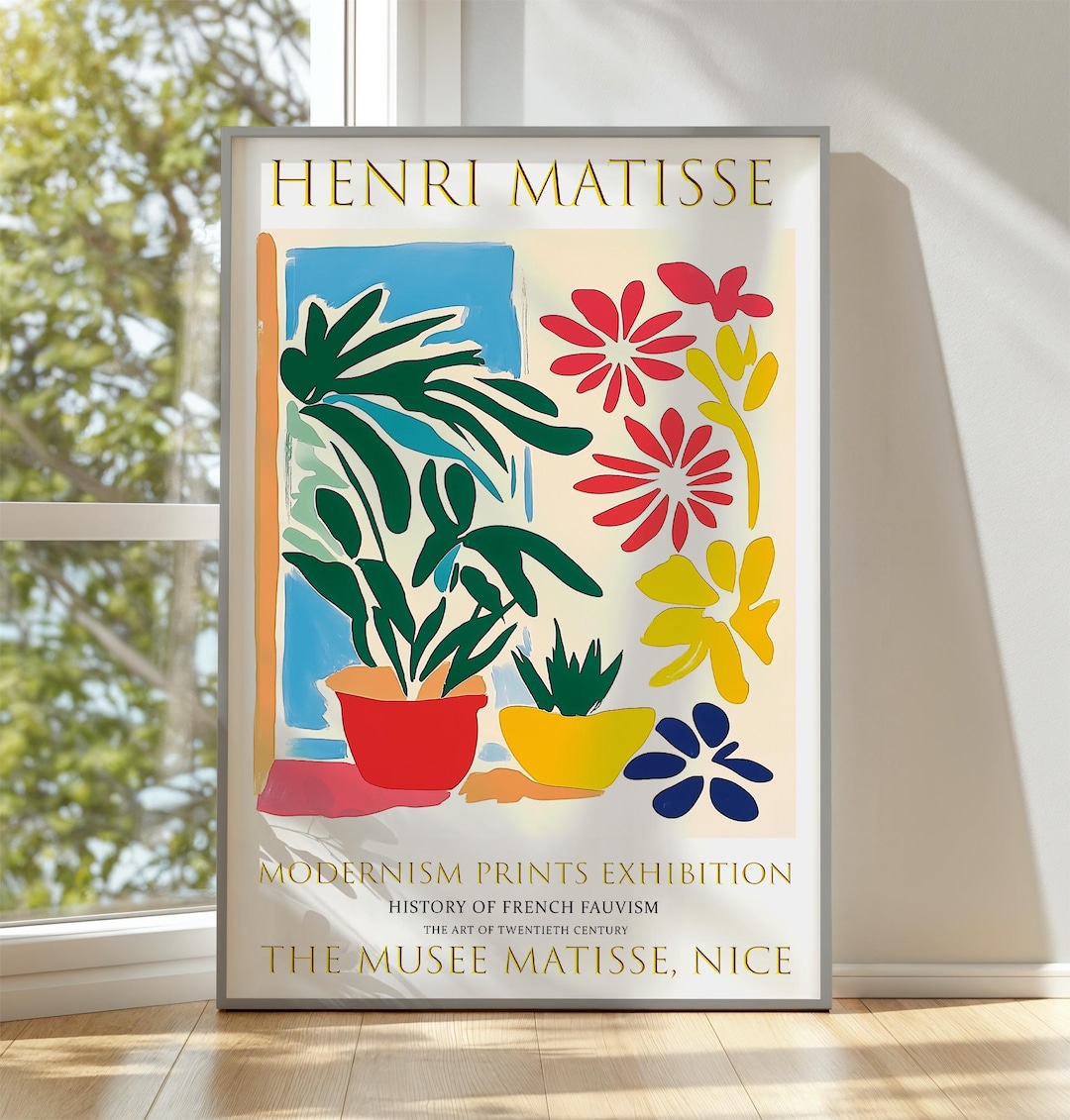 Henri Matisse Print, Modernism Exhibition Prints, Matisse Poster ...