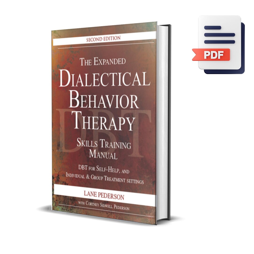 The Expanded Dialectical Behavior Therapy Skills Training Manual - Etsy