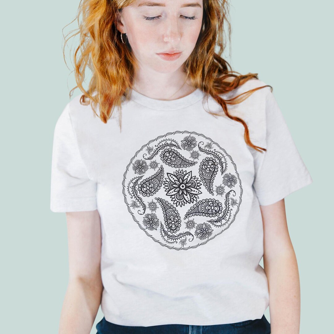 Mandala Ornament, PNG & SVG Files, Mandala Tees, Mandala Design for ...