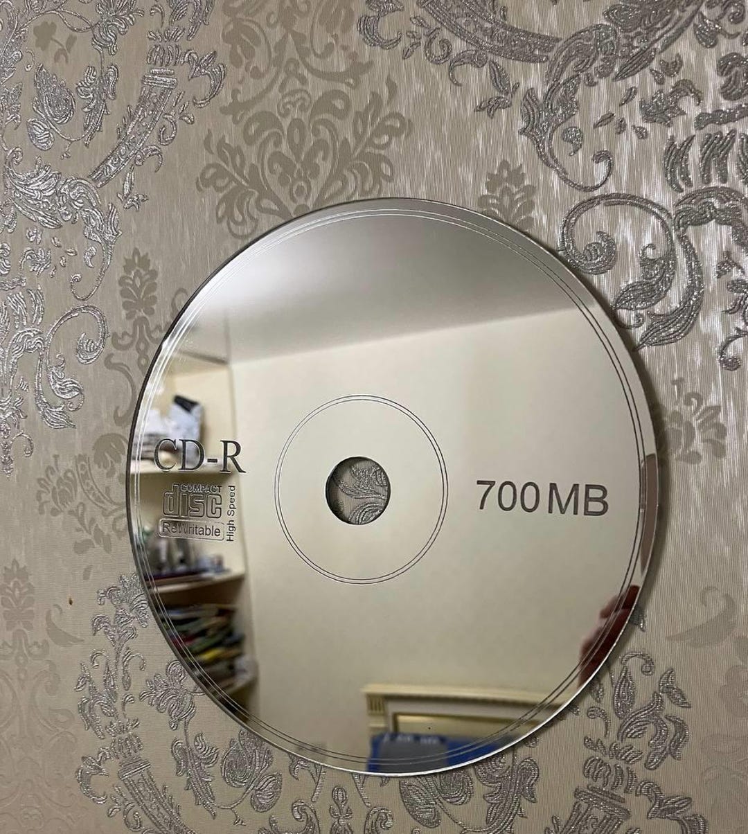 Cd Mirror, 90's Home Decor, Mirror Wall Art, 90's Party, Unique ...