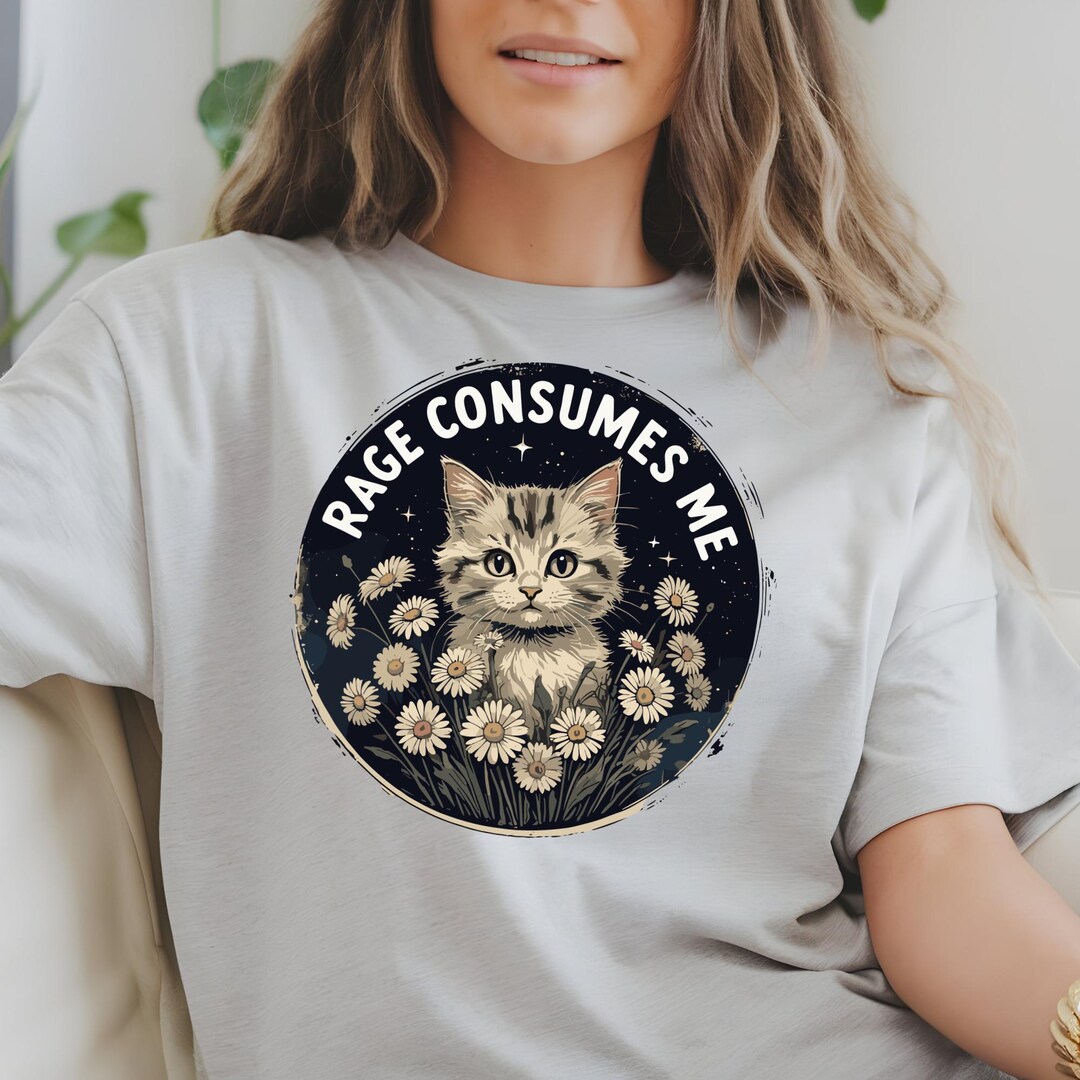 Rage Consumes Me PNG & SVG | Funny Grumpy Cat Vintage Aesthetic Design ...