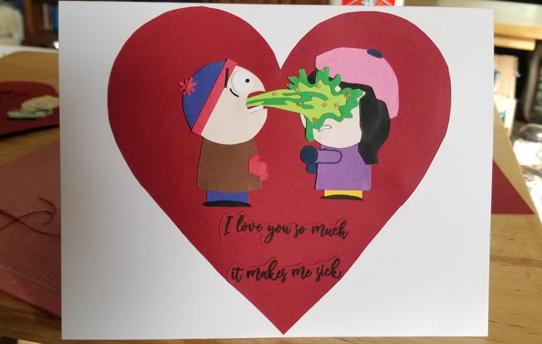 Handmade, Funny, South Park Valentine/anniversary Card - Etsy