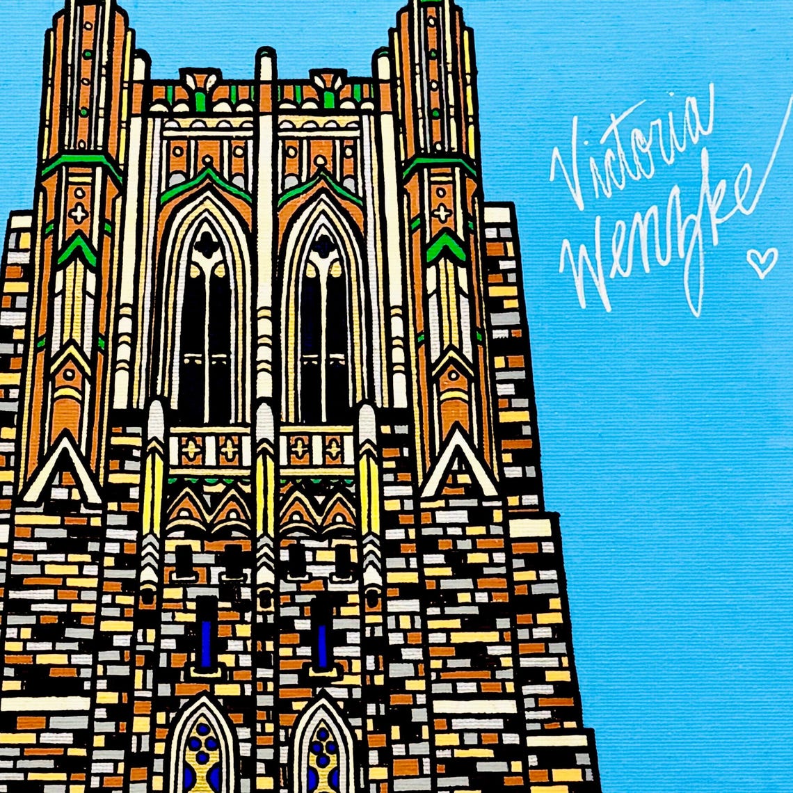 Duke University Chapel Poster | Digital Download Art Print | Durham ...