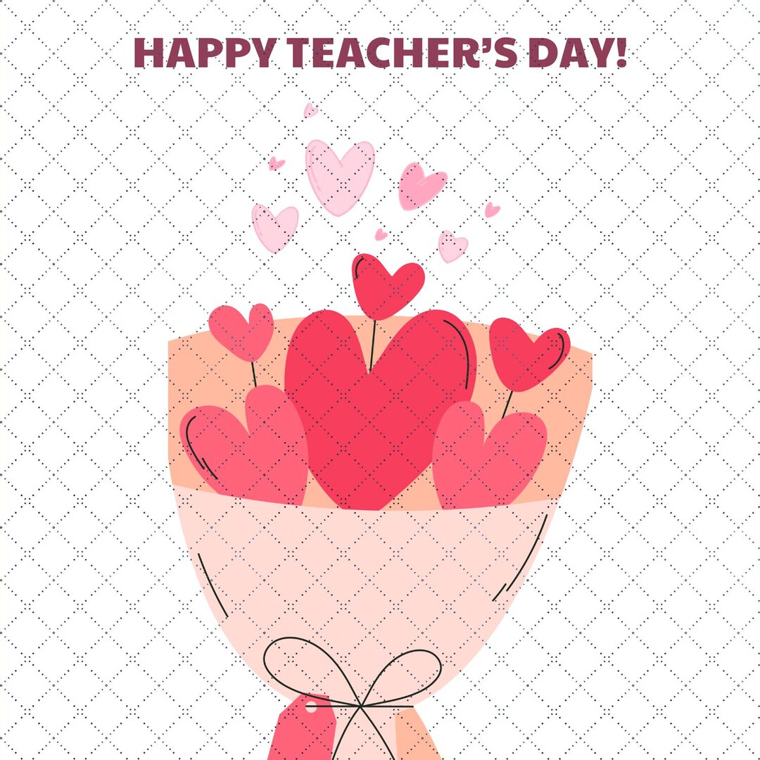 Happy Teacher's Day Valentine Png - Etsy