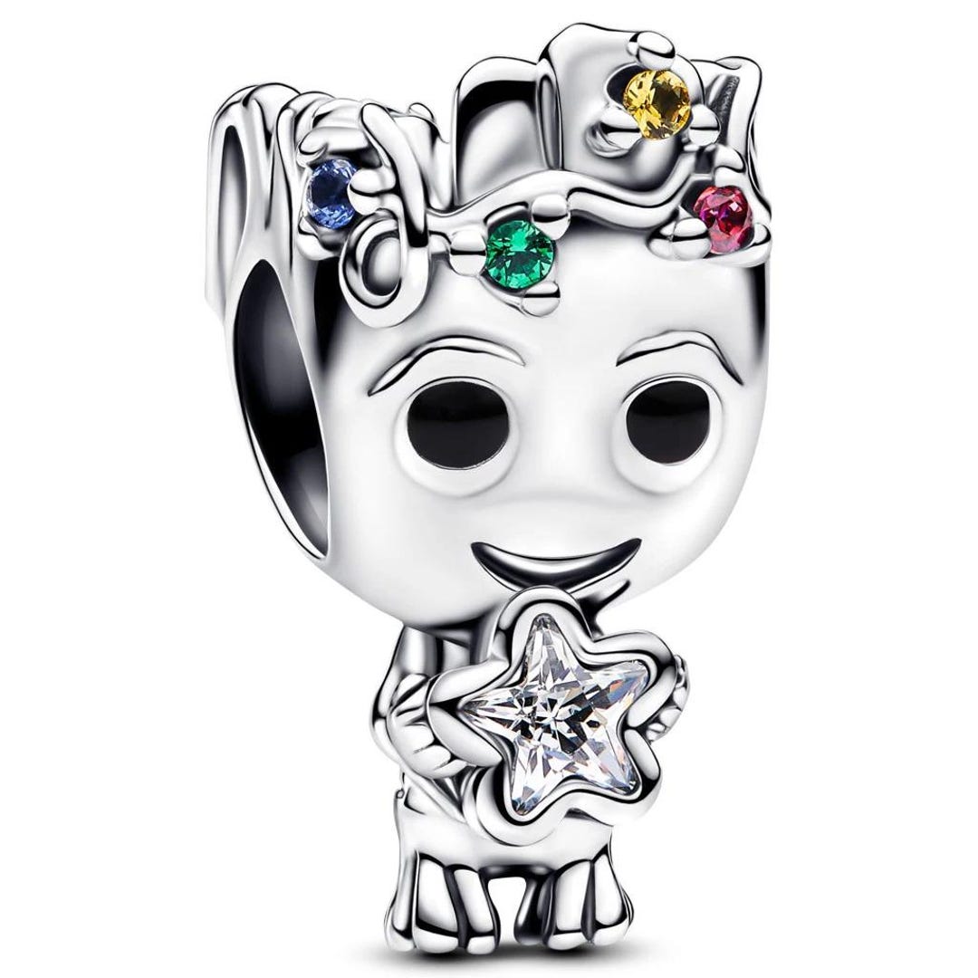 Groot Star Marvel Charm 925 Sterling Silver Charm - Etsy