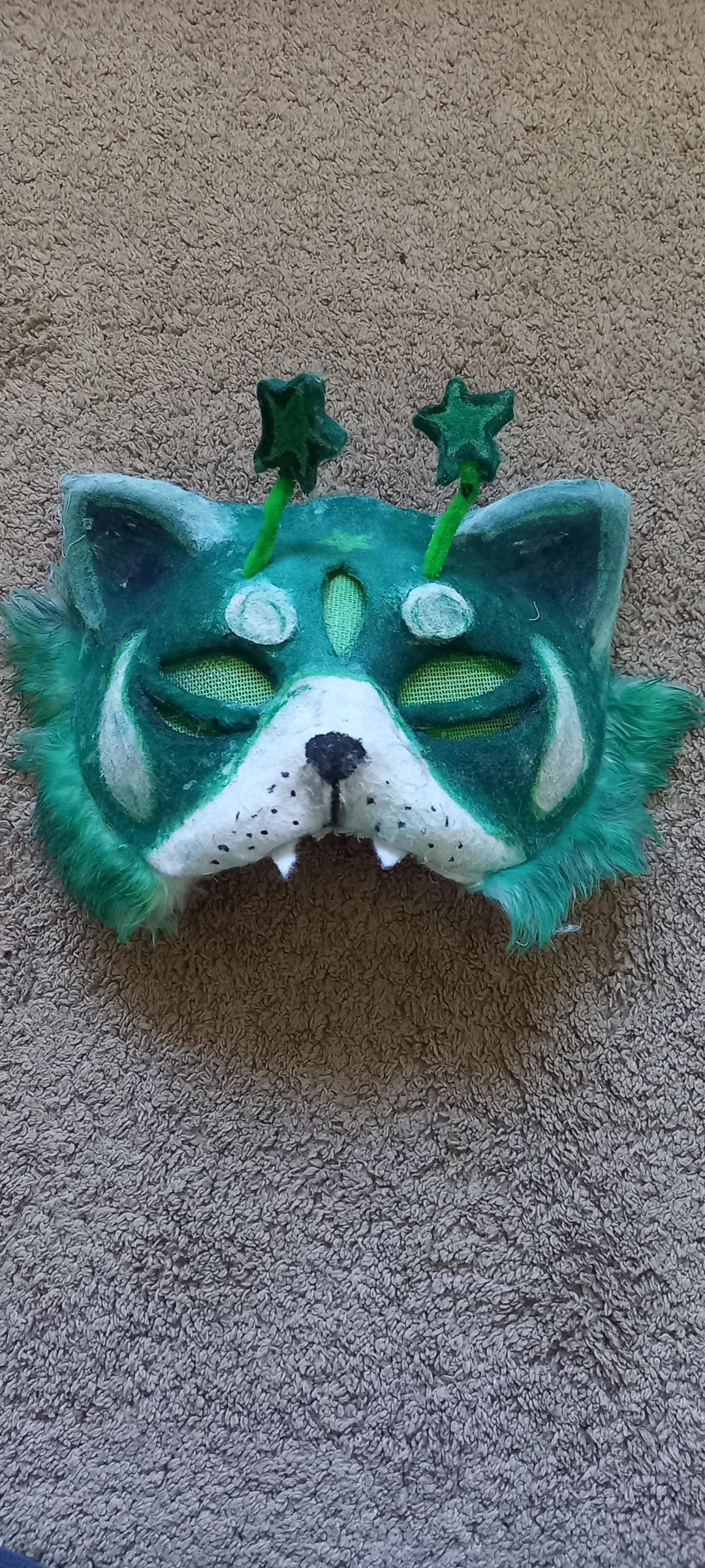 Alien Red Panda Therian Mask - Etsy