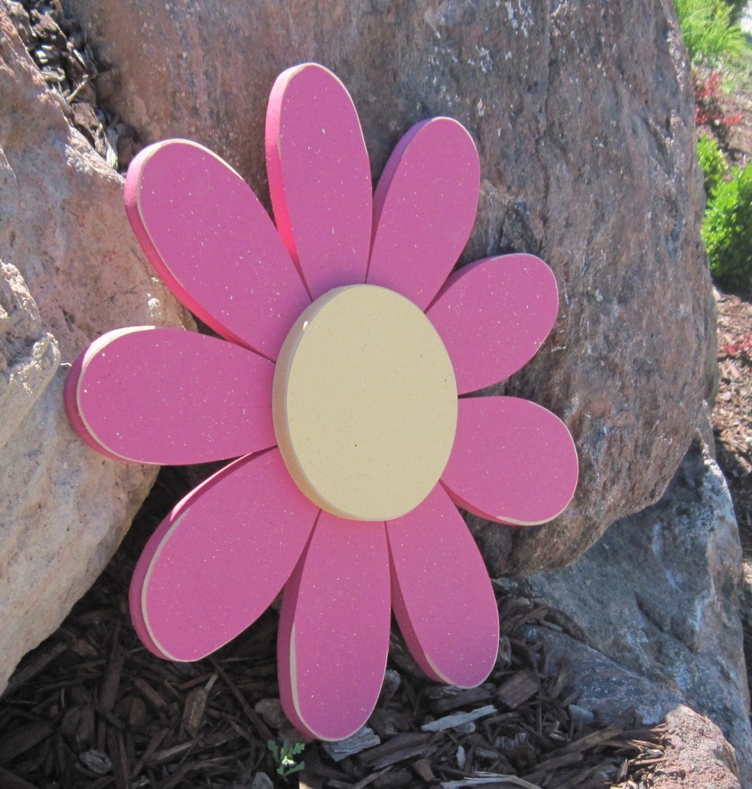 Large HOT PINK DAISY for Wall Hanging Bedroom or Home Decor - Etsy