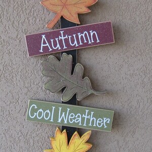 Autumn Thoughts, Leaves, Fall Decor, , Wall, Door, Office, and Home ...
