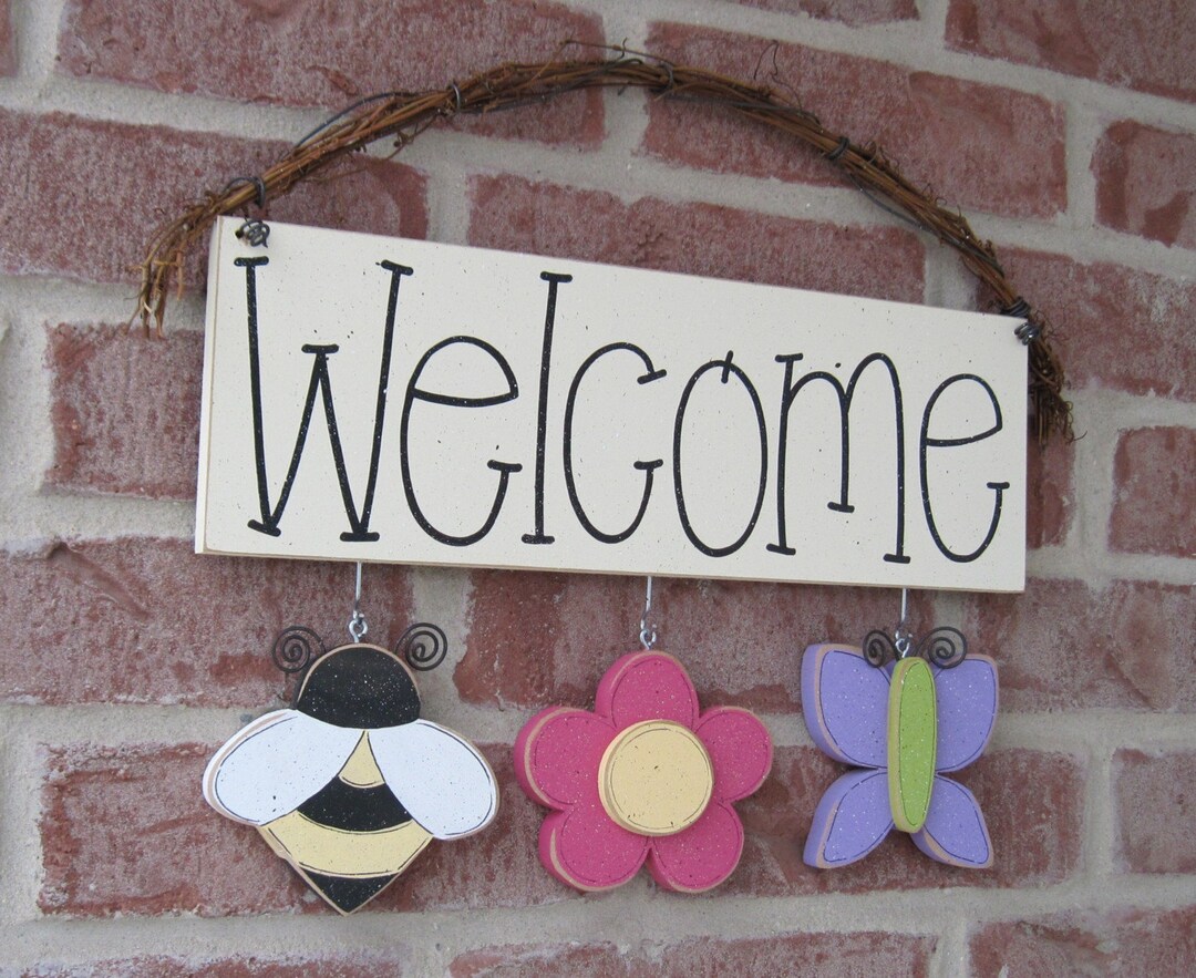 Monthly WELCOME SIGN (MAY) for Wall and Home Decor - Etsy