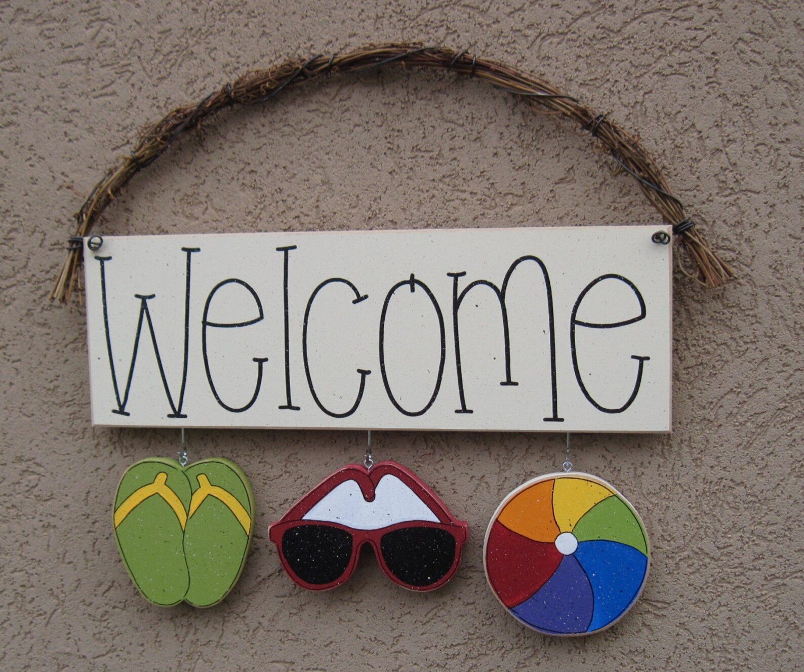 Monthly WELCOME SIGN summer Set for Wall and Home Decor - Etsy