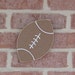 HANGING FOOTBALL for Boy, Wall, Sports Theme Room, Man Cave, and ...