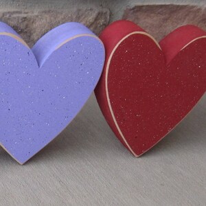 Free Standing HEARTS SET of 5 for Valentines Day and Home Decor - Etsy