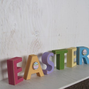 EASTER BLOCKS for Easter Word and Home Decor - Etsy