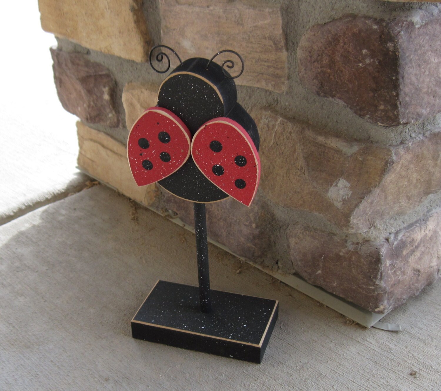 Tall Standing LADY BUG Block for Lady Bug Decor Girl Room - Etsy