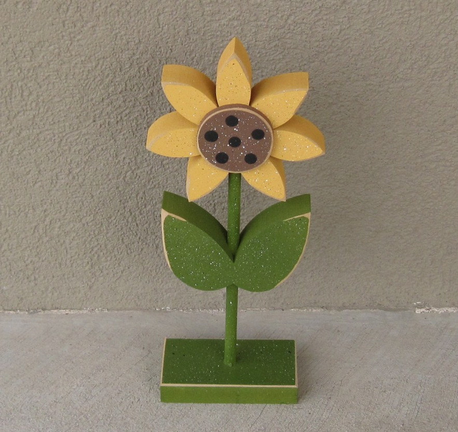 Tall Standing Sunflower Block for Spring Decor Flower Decor - Etsy