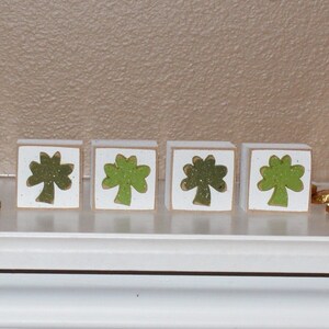 Square BLOCKS With Four CLOVERS for St. Patricks Day and Home Decor - Etsy