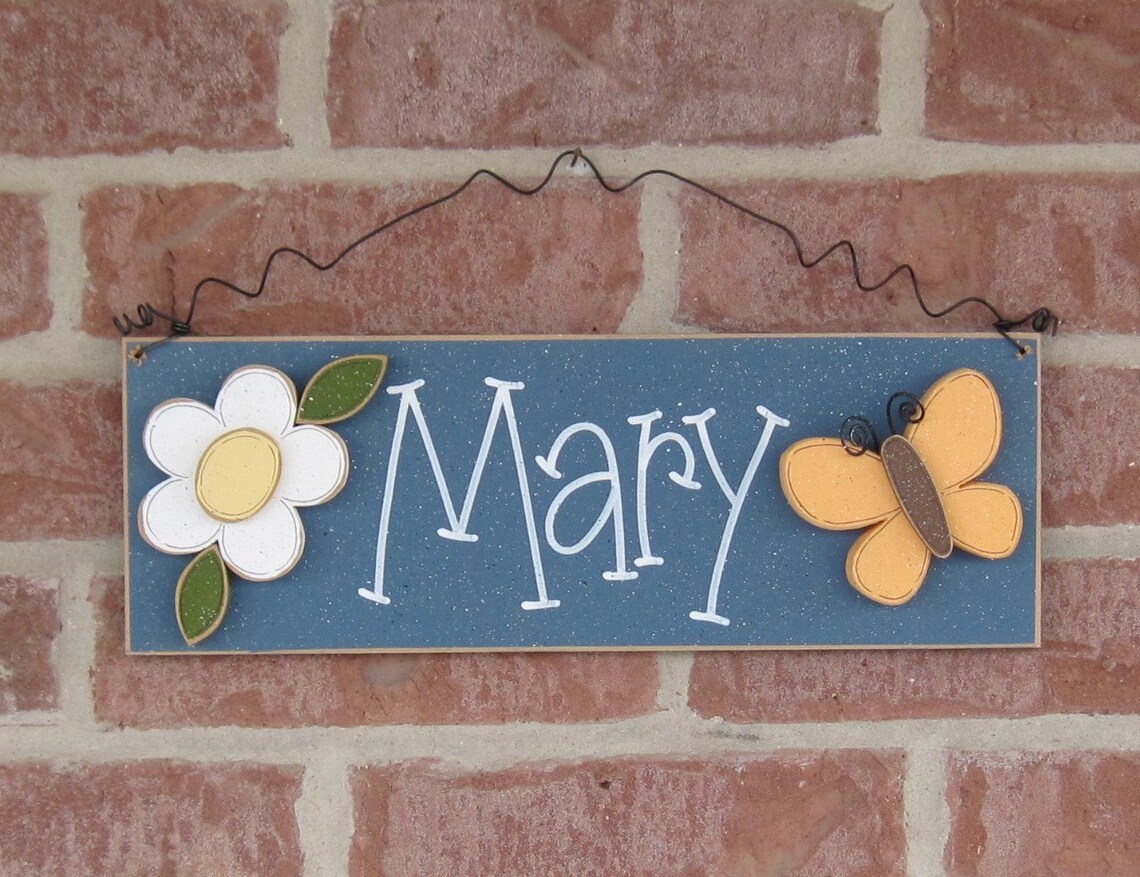 CUSTOM PERSONALIZED Name or Word SIGN for Children Home | Etsy
