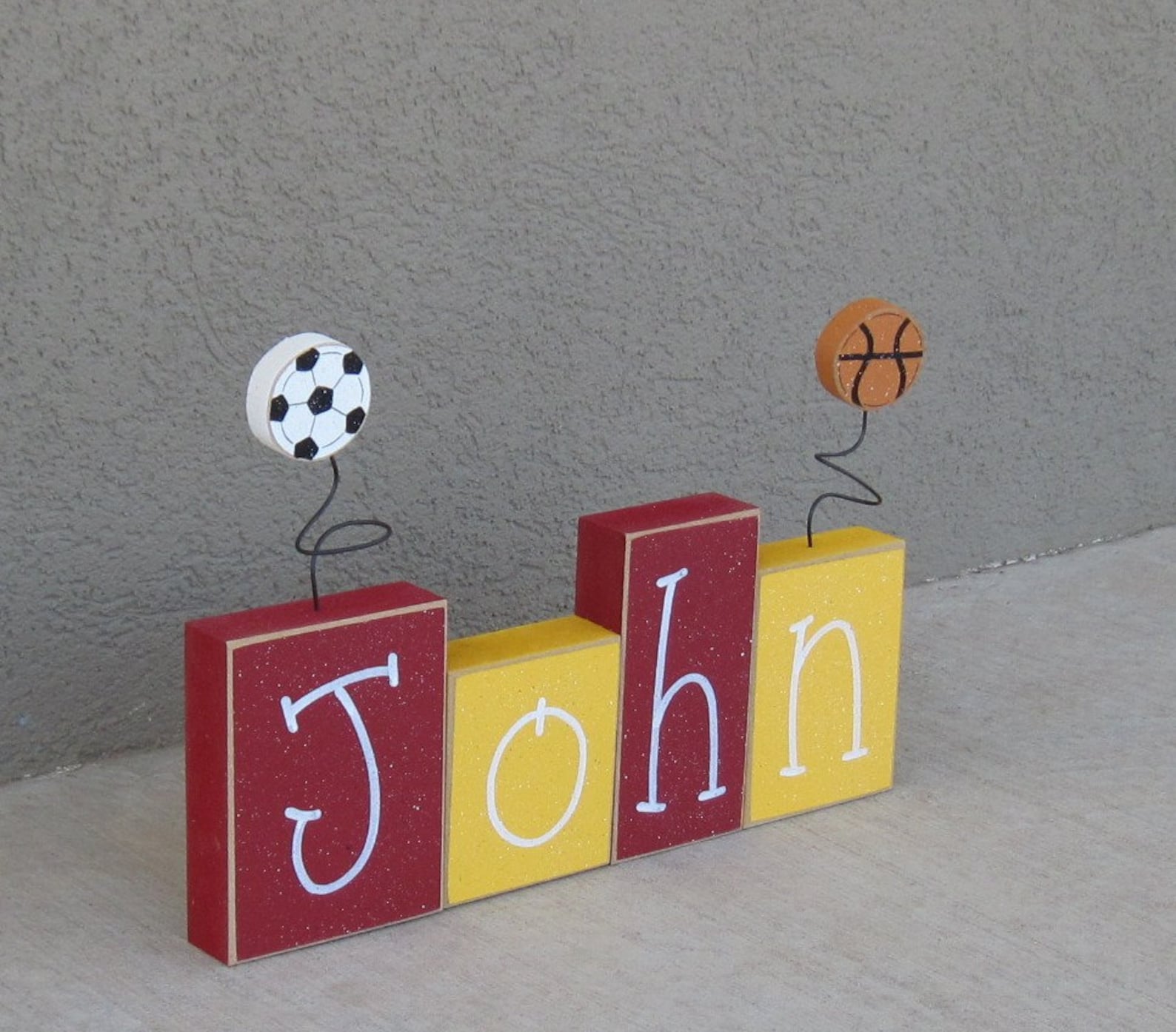 Custom Personalized NAME or WORD BLOCKS for Children Home - Etsy