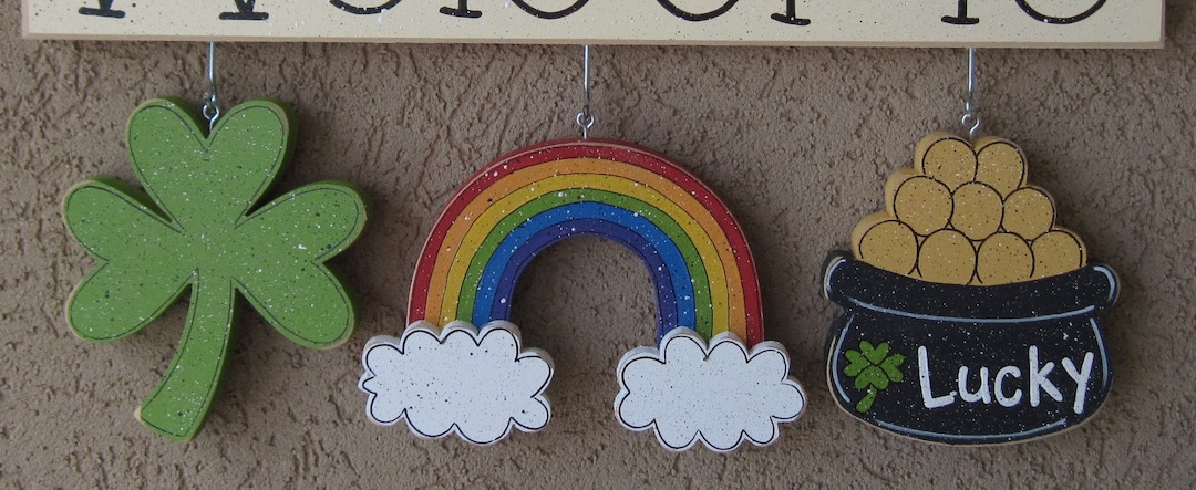 MONTHLY WELCOME LUCKY Themed Decorations (no Sign Included) for Wall ...