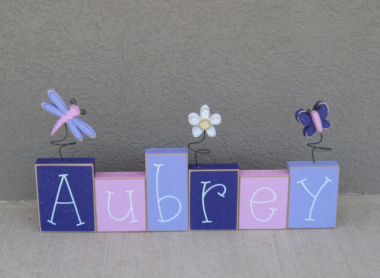 Custom Personalized NAME or WORD BLOCKS for Children, Home, Desk, Shelf ...