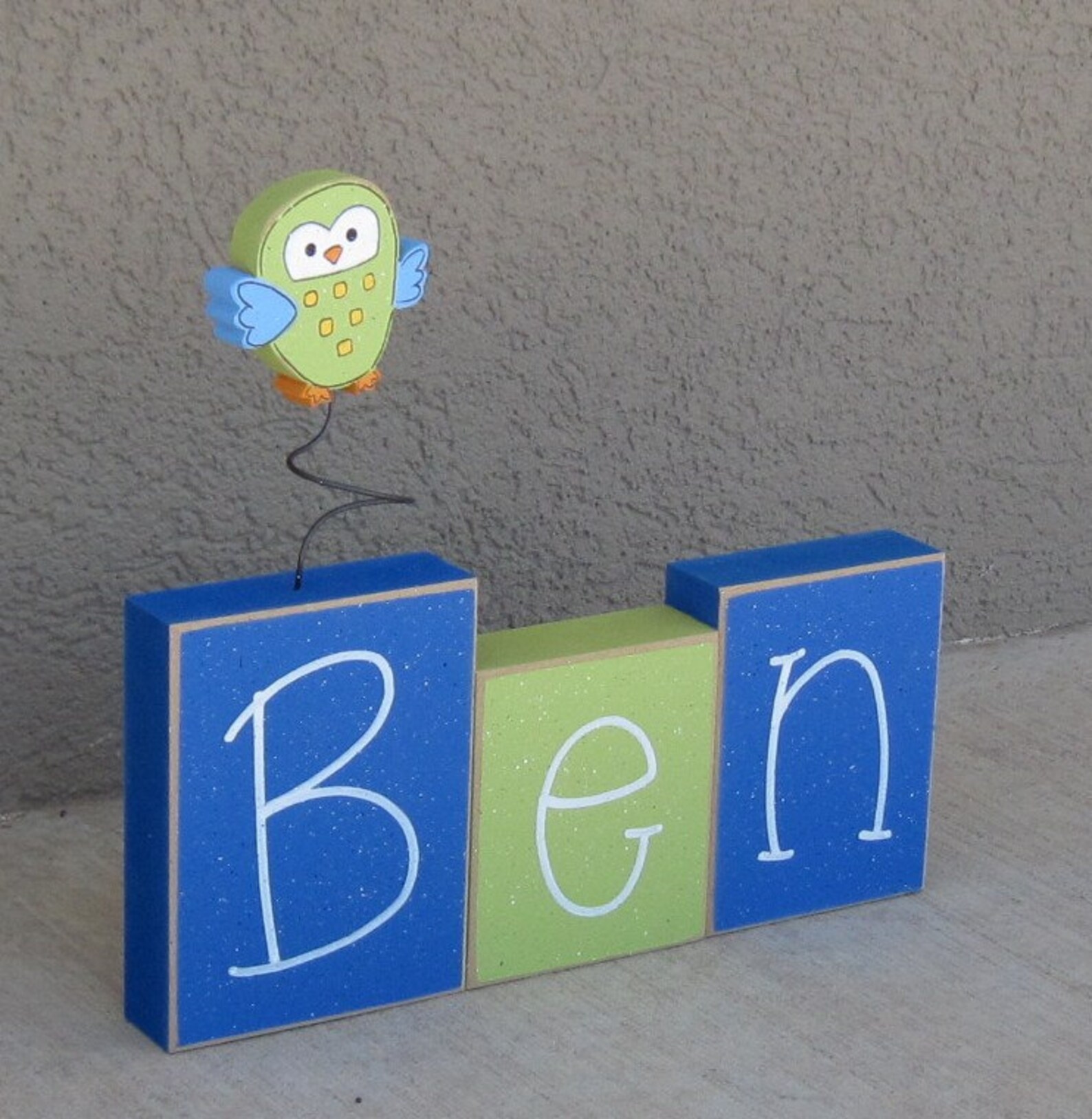 Custom Personalized NAME or WORD BLOCKS for Children, Home, Desk, Shelf ...
