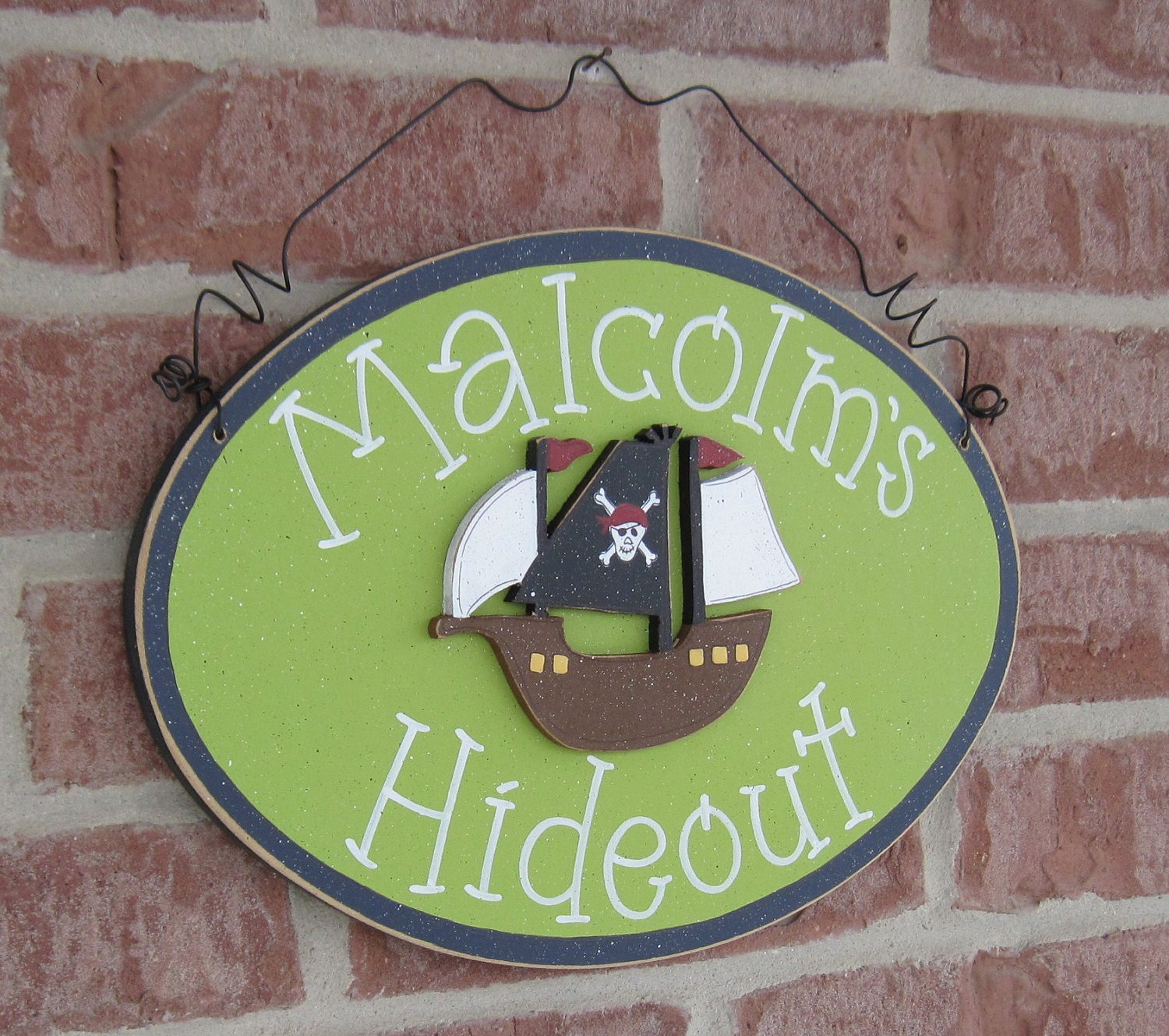 Custom Personalized Name or Word Oval Square or Rectangle | Etsy