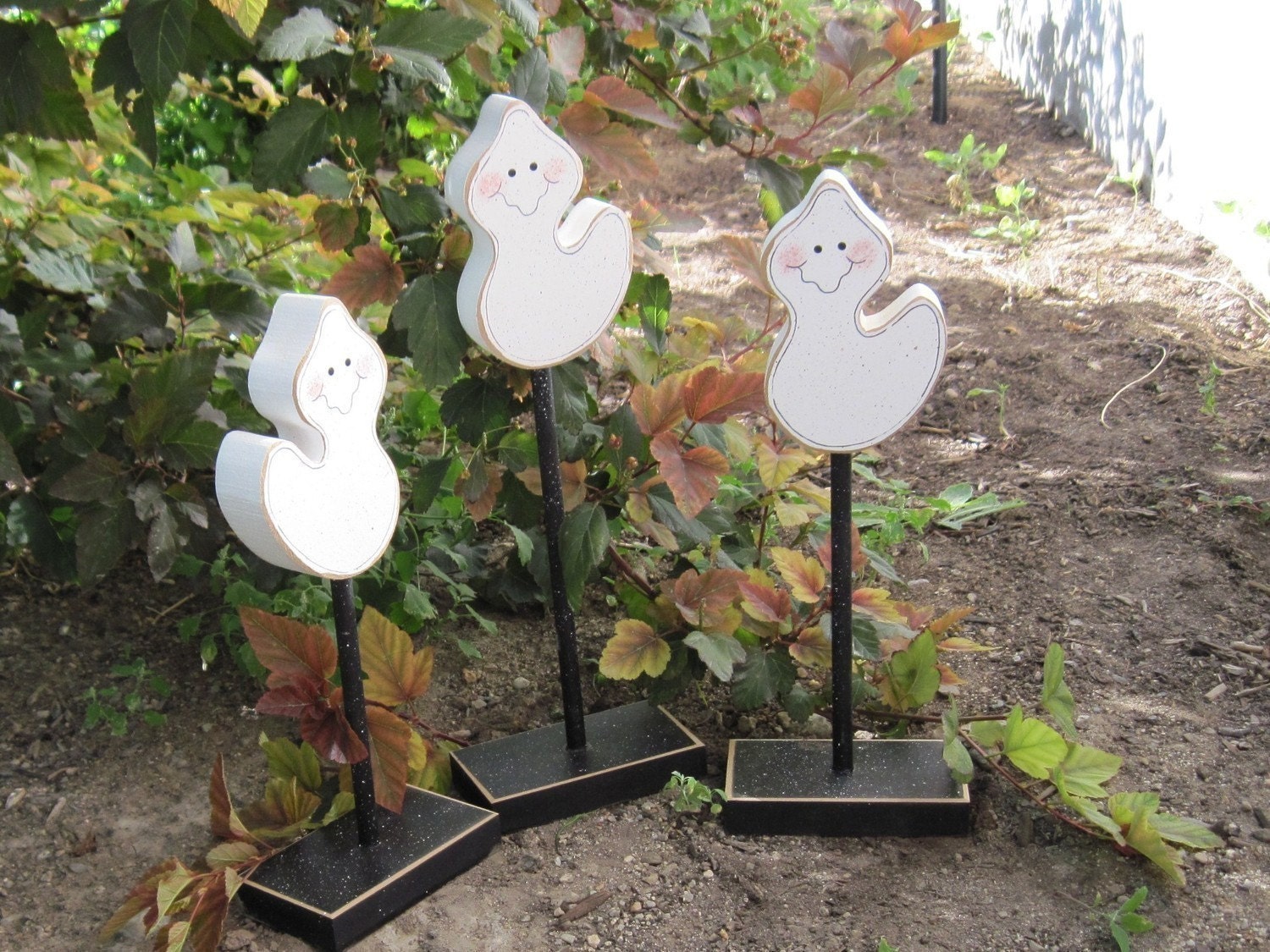 HALLOWEEN GHOST BLOCK Set 3 Tall Standing for Halloween - Etsy