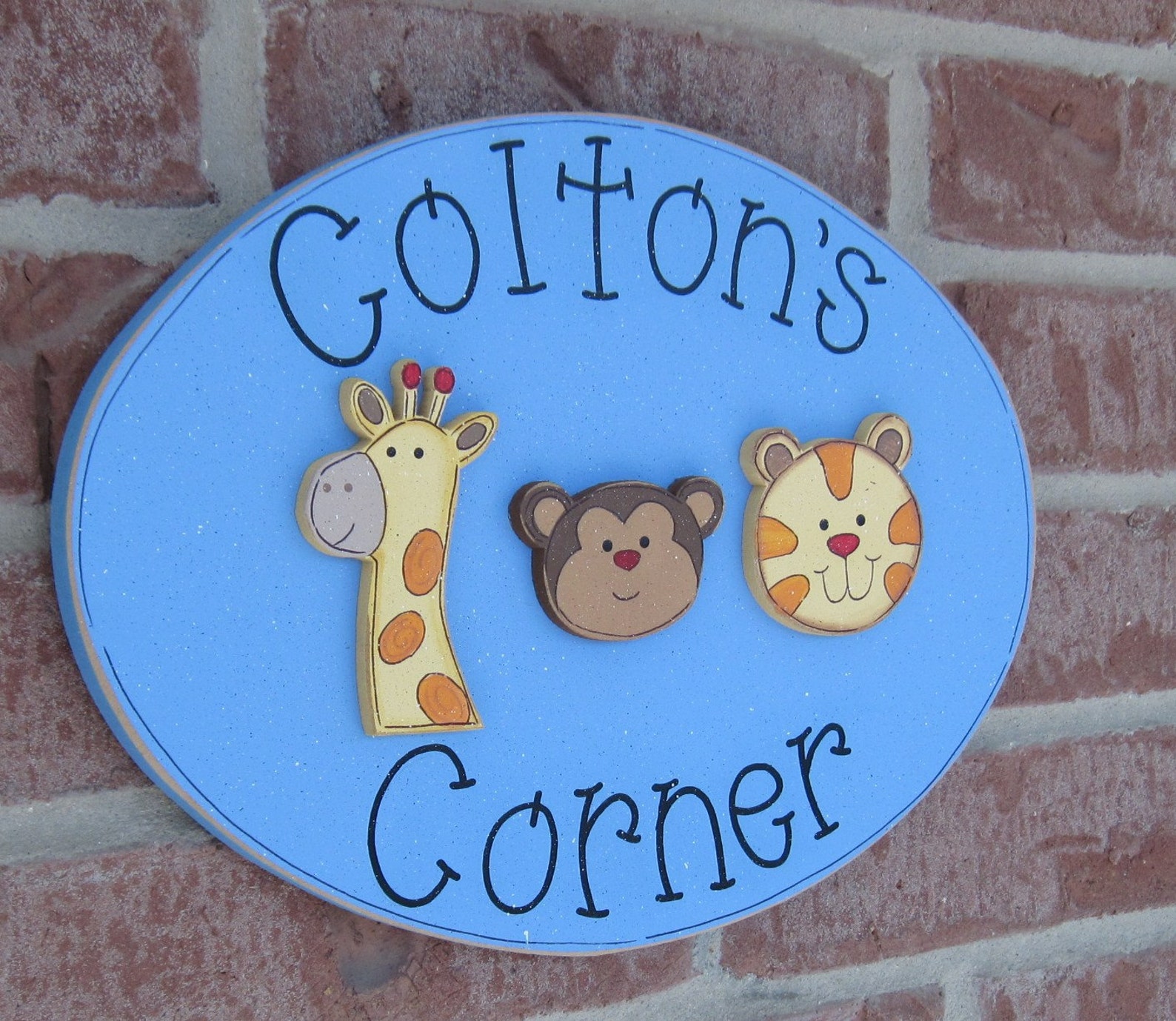 Custom Personalized Name or Word Oval, Square or Rectangle Sign for ...