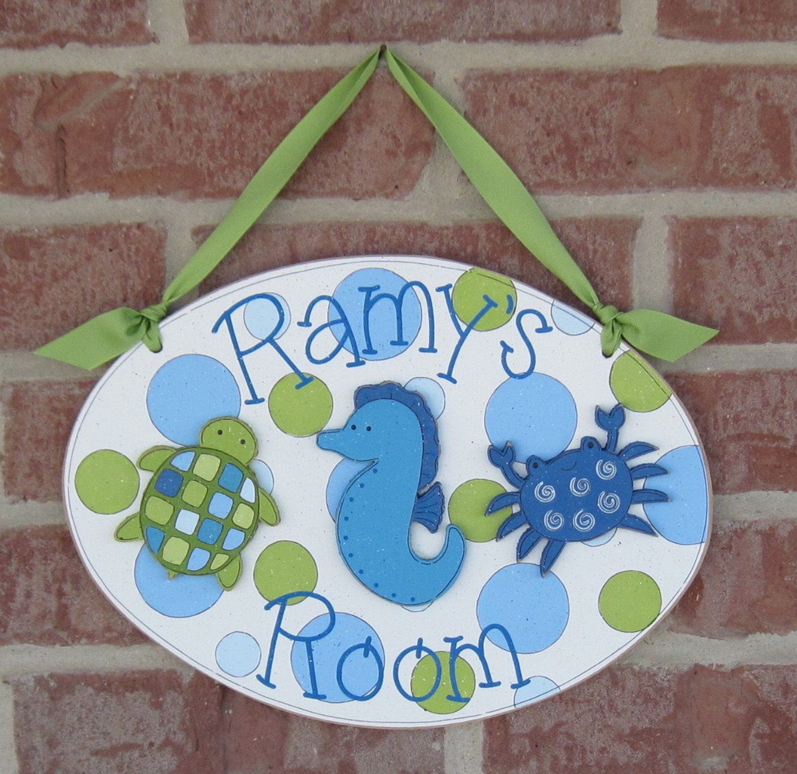 Custom Personalized Name or Word Oval Square or Rectangle - Etsy