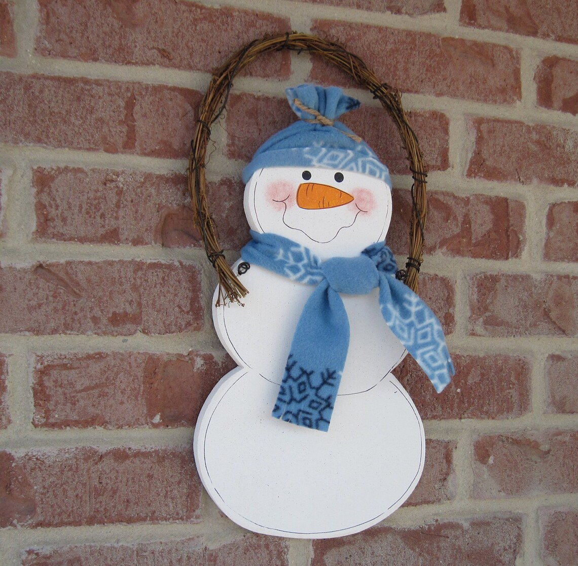 Hanging SNOWMAN for Winter Christmas Wall and Door Hanging | Etsy