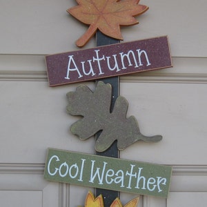 Autumn Thoughts, Leaves, Fall Decor, , Wall, Door, Office, and Home ...