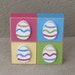 4 BLOCK Easter Themed Set With an Easter Eggs for Desk Shelf - Etsy
