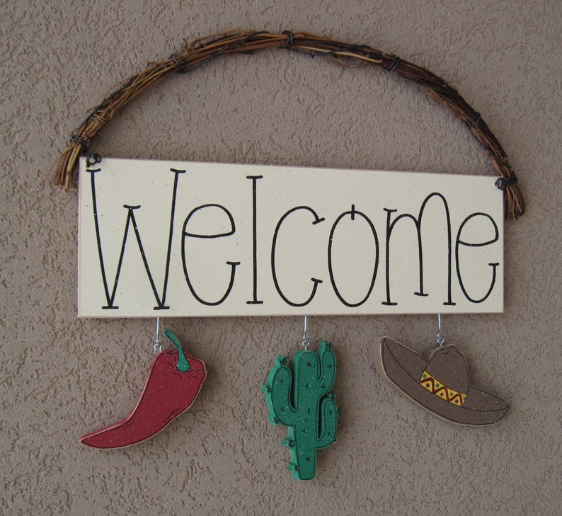 Monthly WELCOME SIGN cinco De Mayo for Wall and Home Decor - Etsy