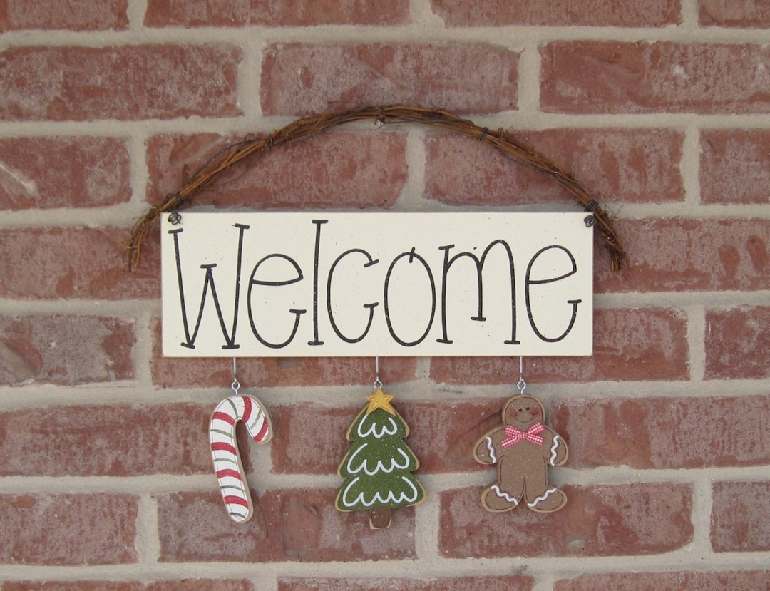 Monthly WELCOME SIGN (DECEMBER) for Wall and Home Decor - Etsy