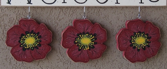 MONTHLY WELCOME POPPY Decorations no Sign Included for Wall | Etsy