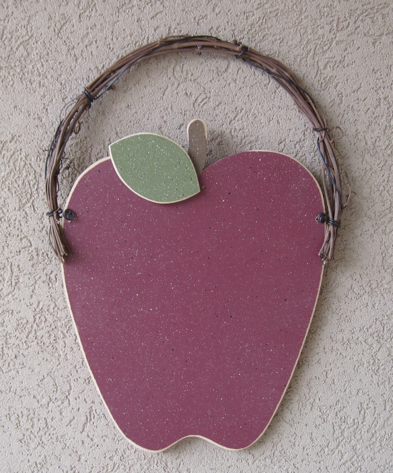 Large HANGING APPLE for Autumn Apple or School Decor Wall - Etsy