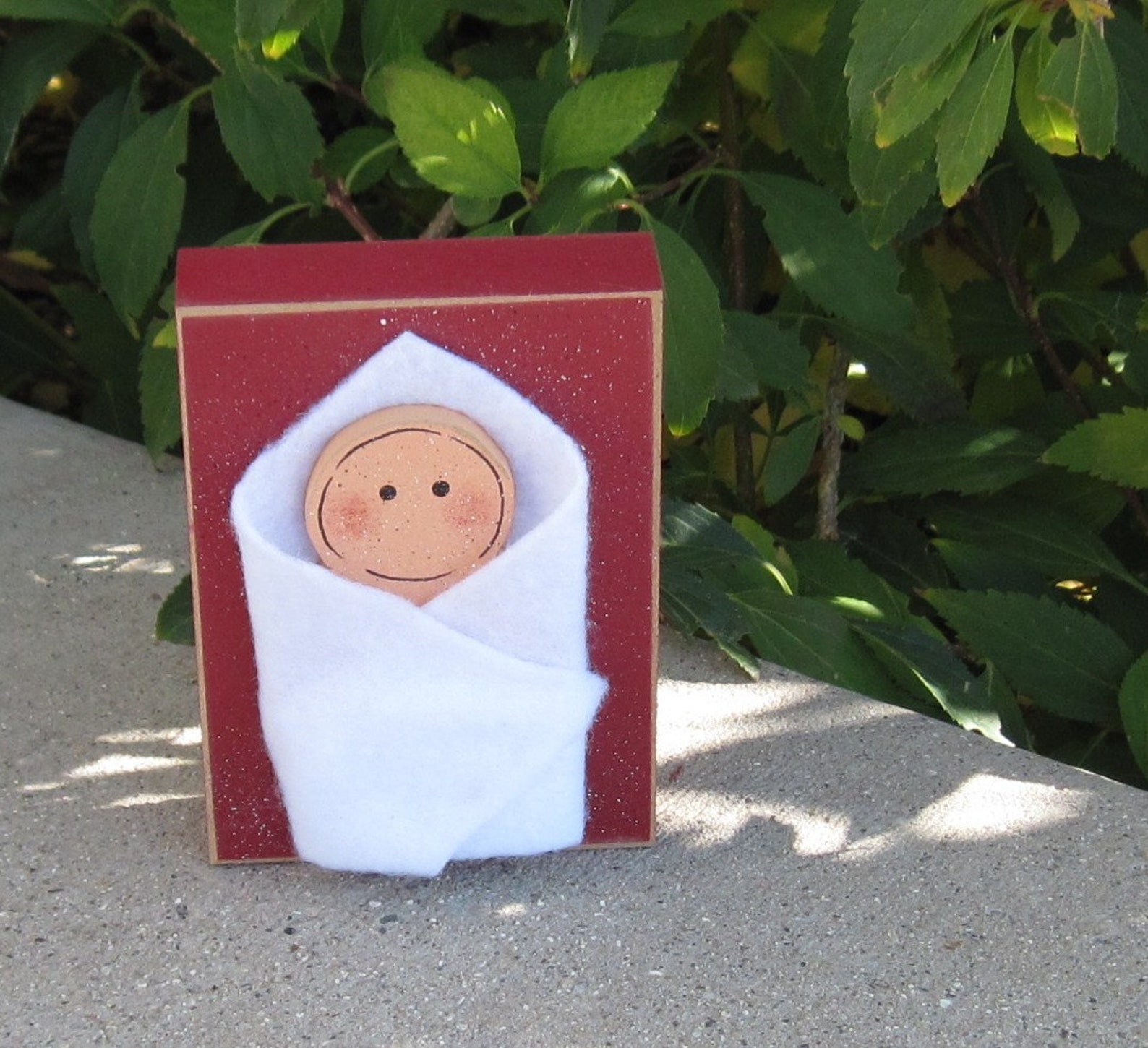 BABY JESUS BLOCK for Christmas Noel Shelf Desk Office - Etsy
