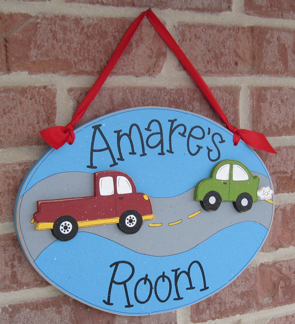 Custom Personalized Name or Word Oval Sign for Children Home - Etsy