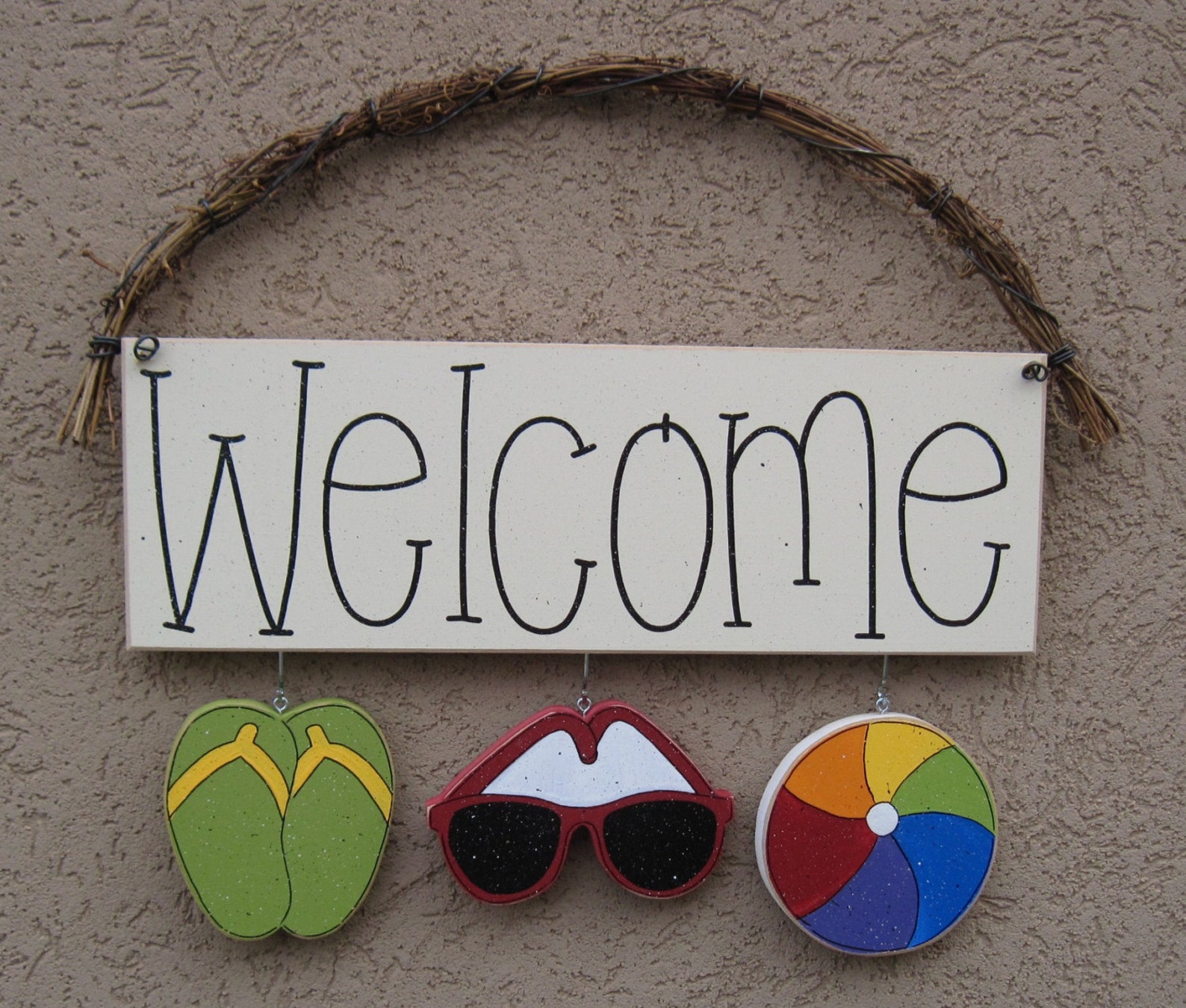 Monthly WELCOME SIGN summer Set for Wall and Home Decor - Etsy
