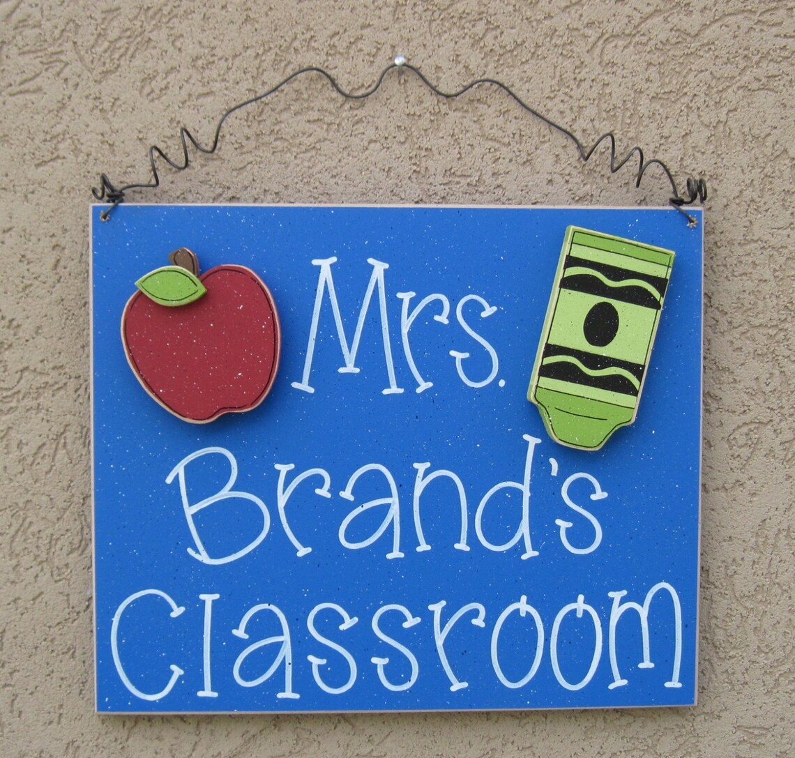 Custom Teacher Personalized Name or Word Sign for Children - Etsy