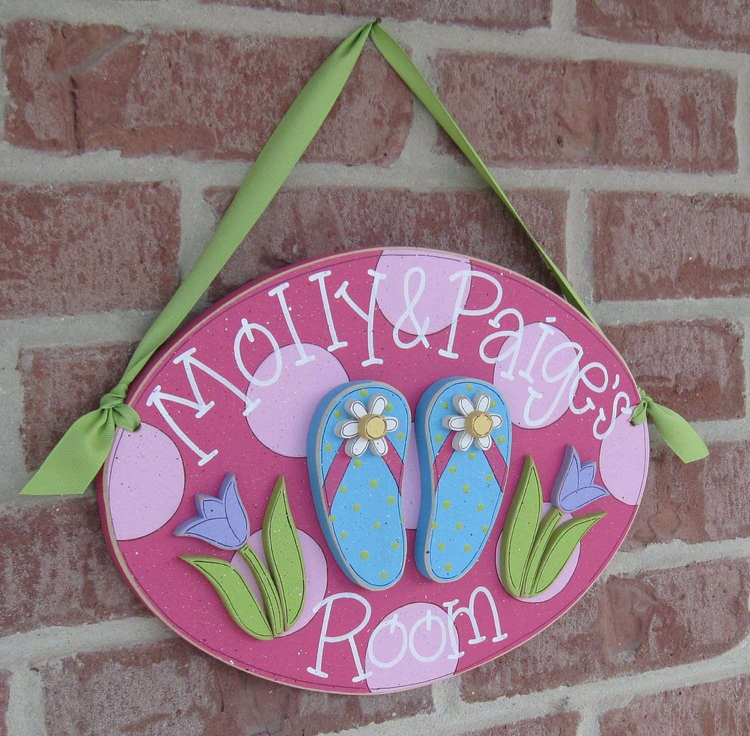 Custom Personalized Name or Word Oval Sign for Children Home | Etsy