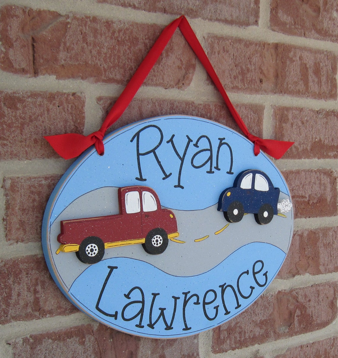 Custom Personalized Name or Word Oval Sign for Children Home - Etsy