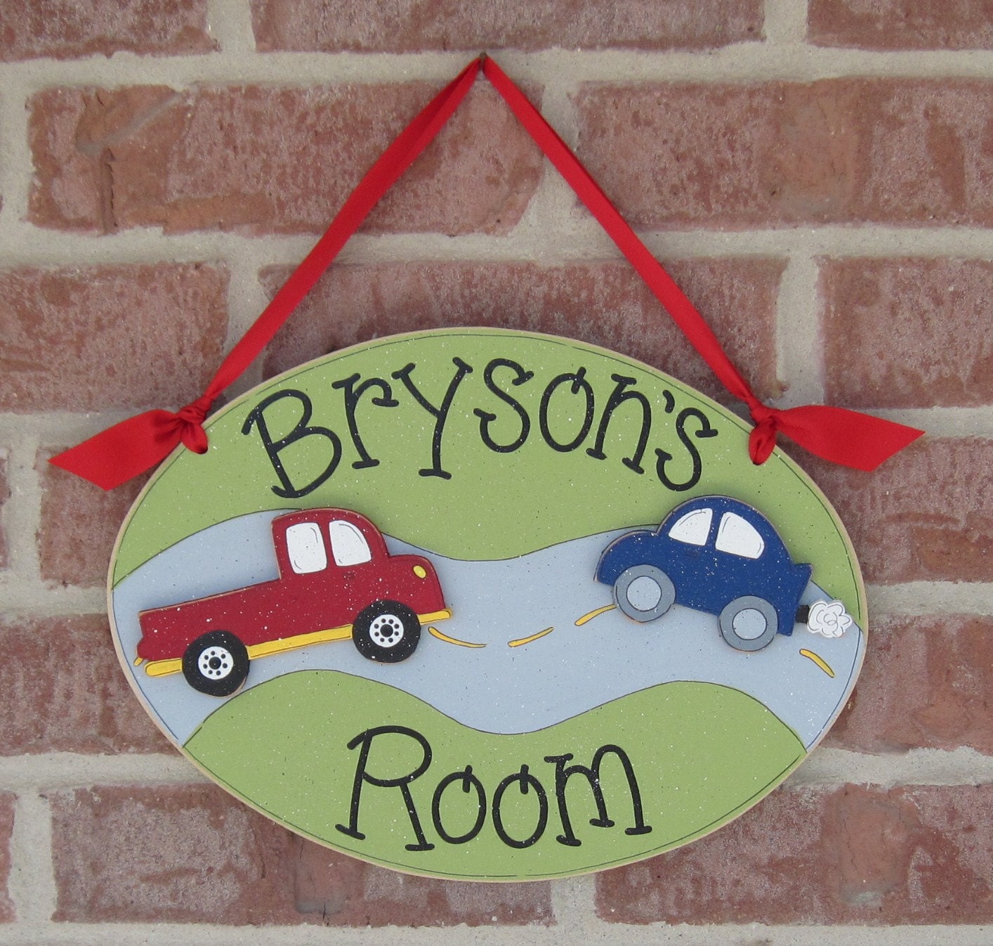 Custom Personalized Name or Word Oval Sign for Children Home - Etsy