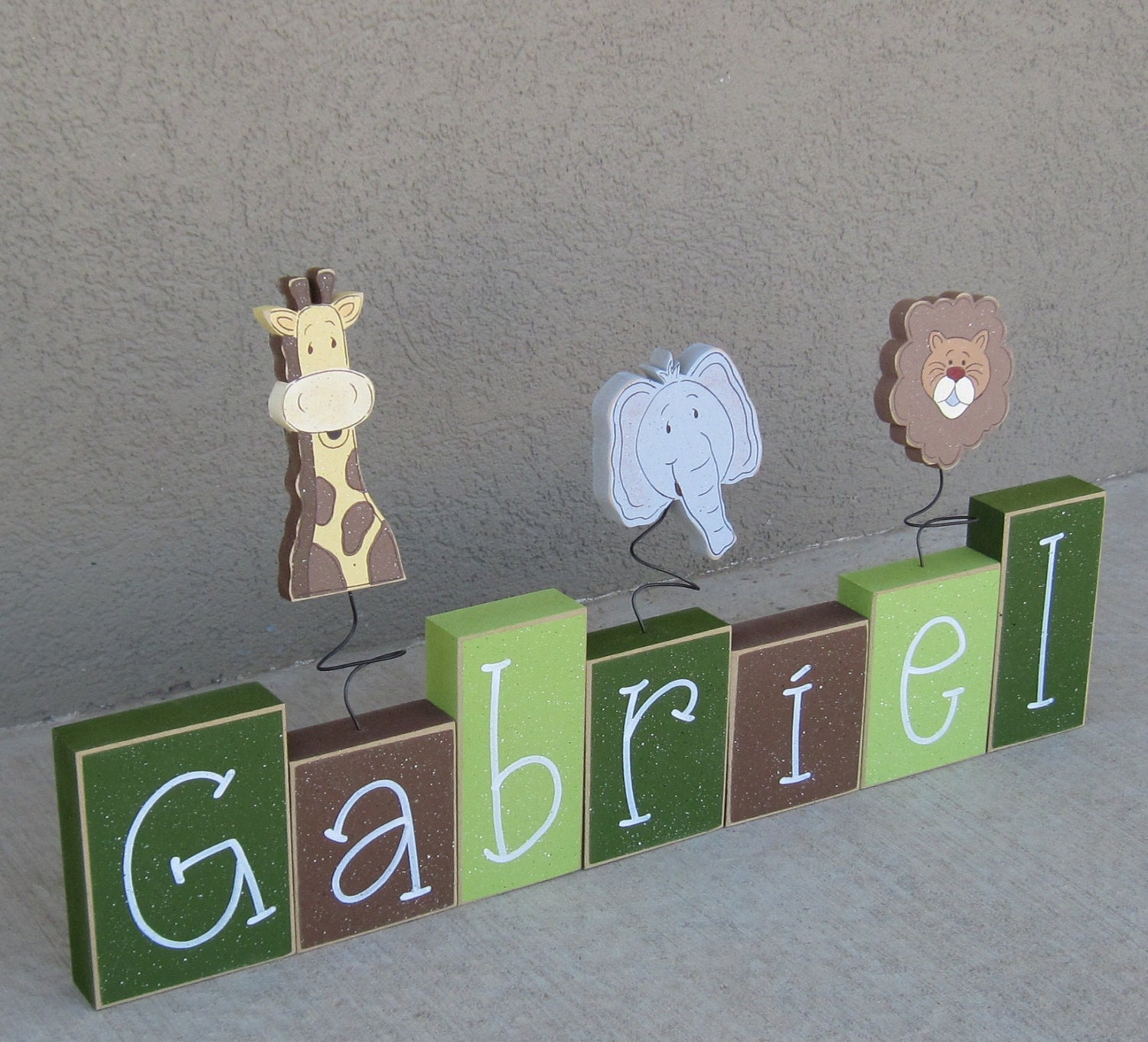 CUSTOM PERSONALIZED NAME or Word Blocks for Children Home | Etsy
