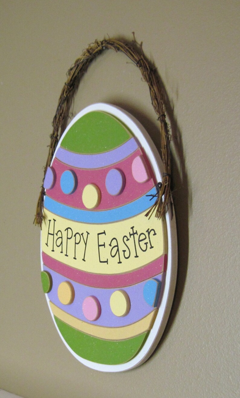 LARGE EASTER EGG for Easter Wall and Door Hanging Decor - Etsy